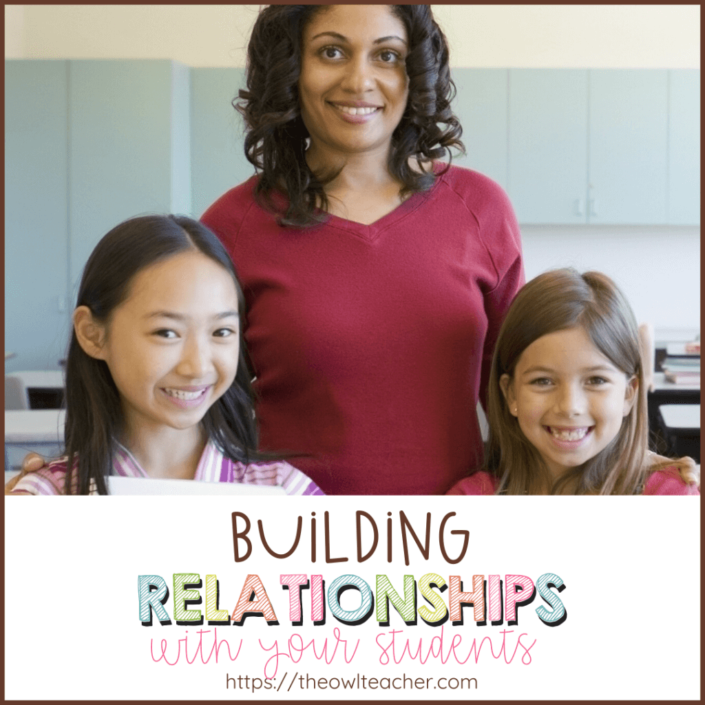 Building Relationships with Students - The Owl Teacher