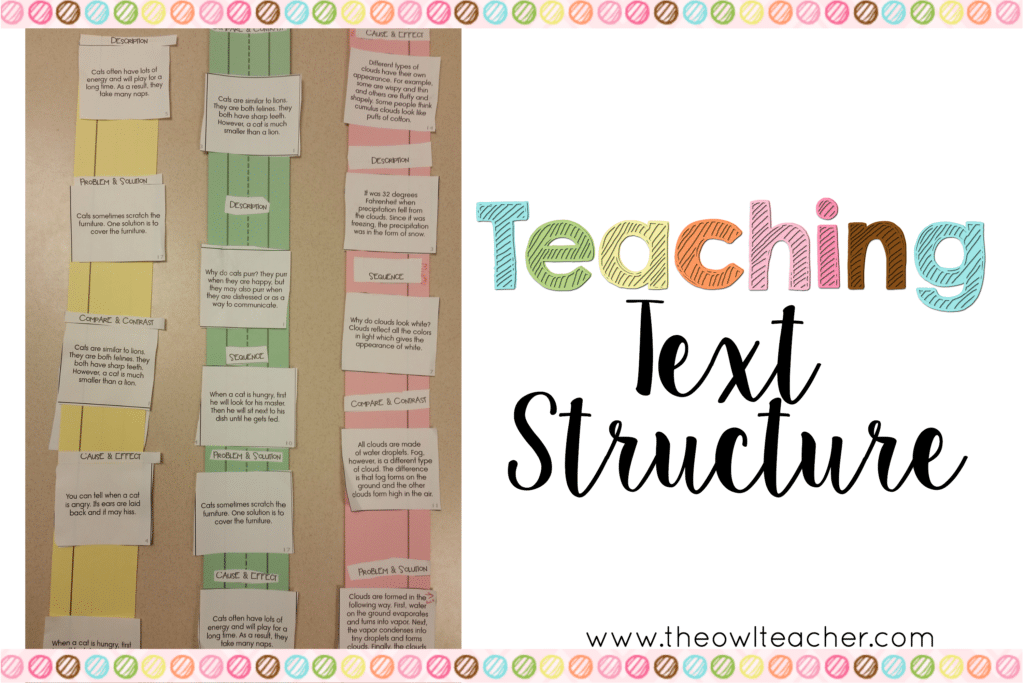 Spicing Up Text Structure - The Owl Teacher