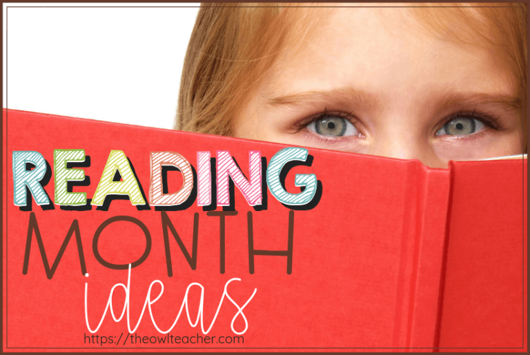 Reading Month Fun! - The Owl Teacher