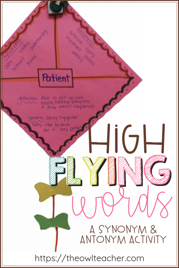 High Flying Words | Teaching Word Knowledge - The Owl Teacher