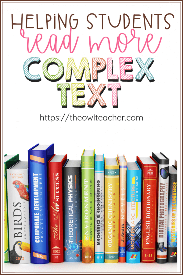 Shaping Up with Text Complexity - The Owl Teacher