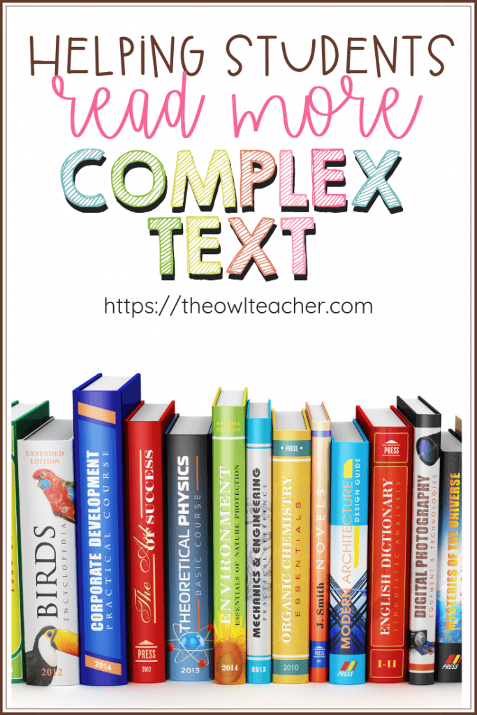 Shaping Up with Text Complexity - The Owl Teacher