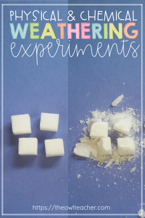 Physical and Chemical Weathering Experiments - The Owl Teacher