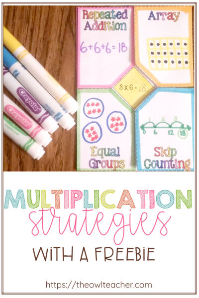 Presenting Multiplication Strategies with a few FREEBIES! - The Owl Teacher
