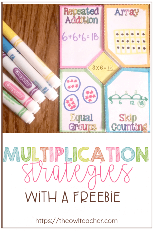 Presenting Multiplication Strategies with a few FREEBIES! - The Owl Teacher