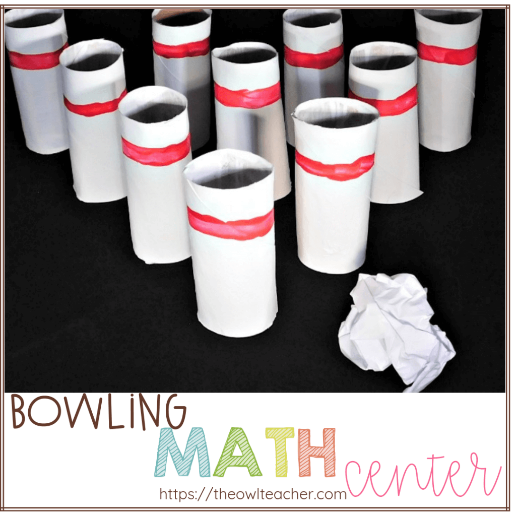 Bowling Math Centers - The Owl Teacher