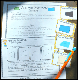 10 Ways to Review the Attributes of Geometric Shapes - The Owl Teacher