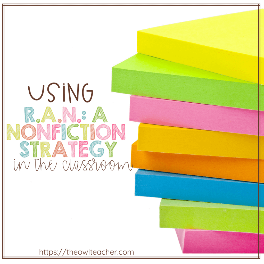 A Reading and Analyzing Nonfiction Strategy - The Owl Teacher