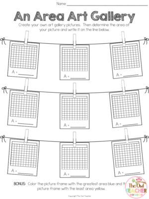 A Collection of Area and Perimeter Ideas - The Owl Teacher