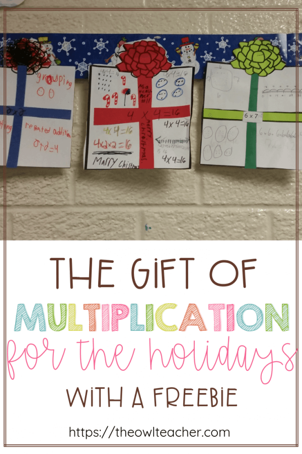The Gift of Multiplication for the Holidays - The Owl Teacher