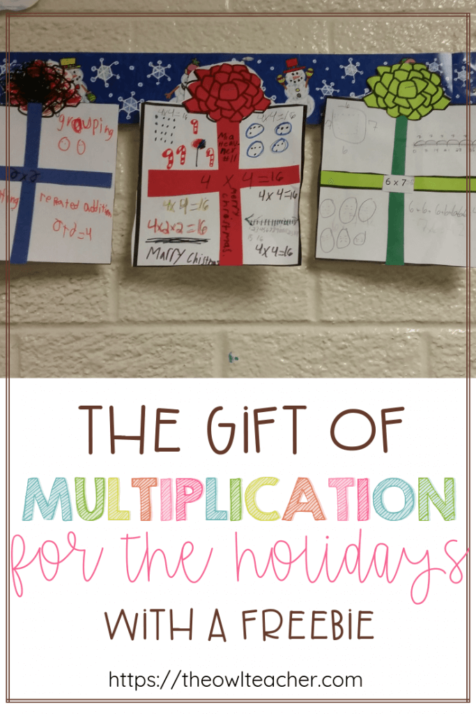 The Gift of Multiplication for the Holidays - The Owl Teacher