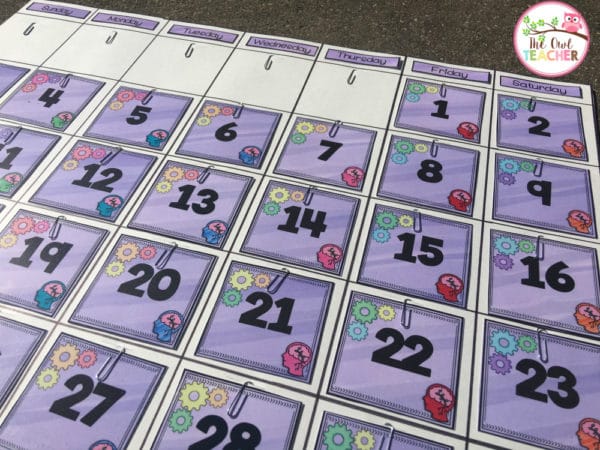 How to Create a DIY Classroom Calendar - The Owl Teacher