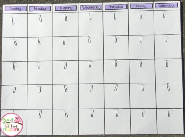 How to Create a DIY Classroom Calendar - The Owl Teacher