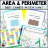 Area and Perimeter Worksheets Activities Lessons | Unit for Math ...