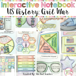 Civil War Interactive Notebook - The Owl Teacher