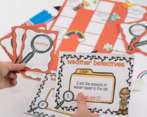 Weather Detectives Vocabulary Game - The Owl Teacher