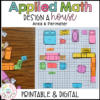 Design My House PBL Math | Area and Perimeter Activity Digital Included ...