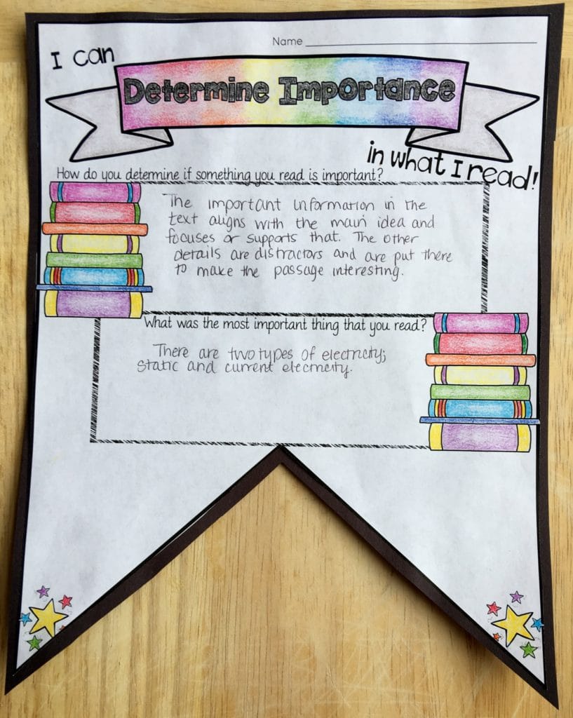 Reading Strategies and Skills Pennants - The Owl Teacher