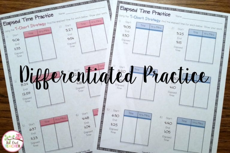 Elapsed Time Activities, Worksheets, & Lesson Plans: Guided Math ...