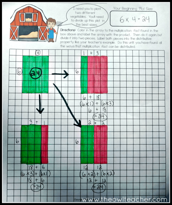 Teaching the Distributive Property - The Owl Teacher