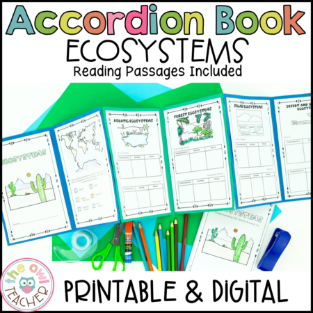 Biomes Activity | Foldable Accordion Printable & Digital (Google) - The ...
