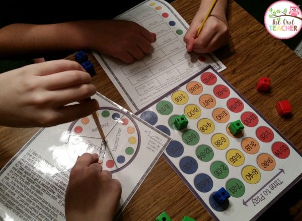 Elapsed Time Activities, Worksheets, & Lesson Plans: Guided Math ...