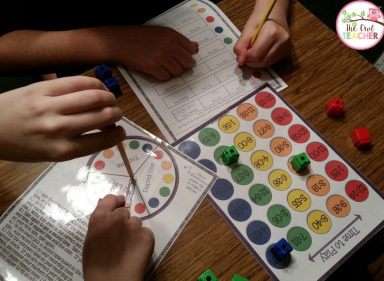 Elapsed Time Activities, Worksheets, & Lesson Plans: Guided Math ...