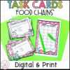 Food Chains Task Cards - The Owl Teacher