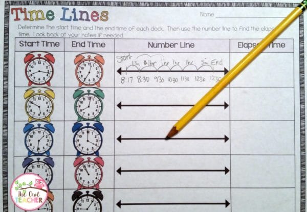 Elapsed Time Activities, Worksheets, & Lesson Plans: Guided Math ...