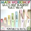 Place Value and Rounding Math Workshop Unit for 4th grade - The Owl Teacher