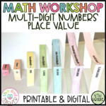 Place Value and Rounding Math Workshop Unit for 4th grade - The Owl Teacher