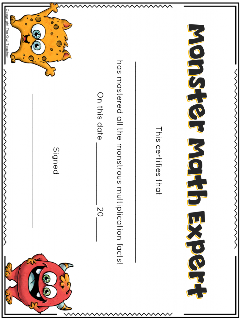 Multiplication Division Fluency Timed Tests 3rd Grade Math Practice ...