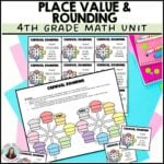 Place Value and Rounding Math Workshop Unit for 4th grade - The Owl Teacher