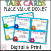 Place Value Task Cards: "Who Am I?" Theme Printable & Digital - The Owl ...