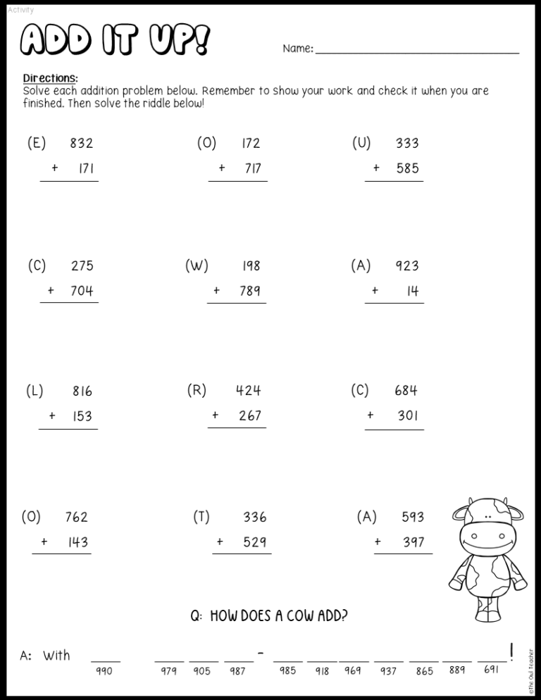 Addition Strategies and Subtraction Strategies Unit for Math Workshop ...