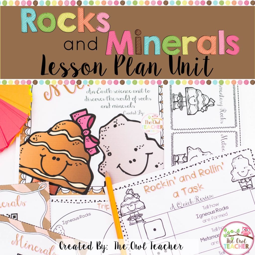 Rocks and Minerals Unit - The Owl Teacher