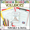 Volcanoes Science Investigation Booklet Printable & Digital - The Owl ...