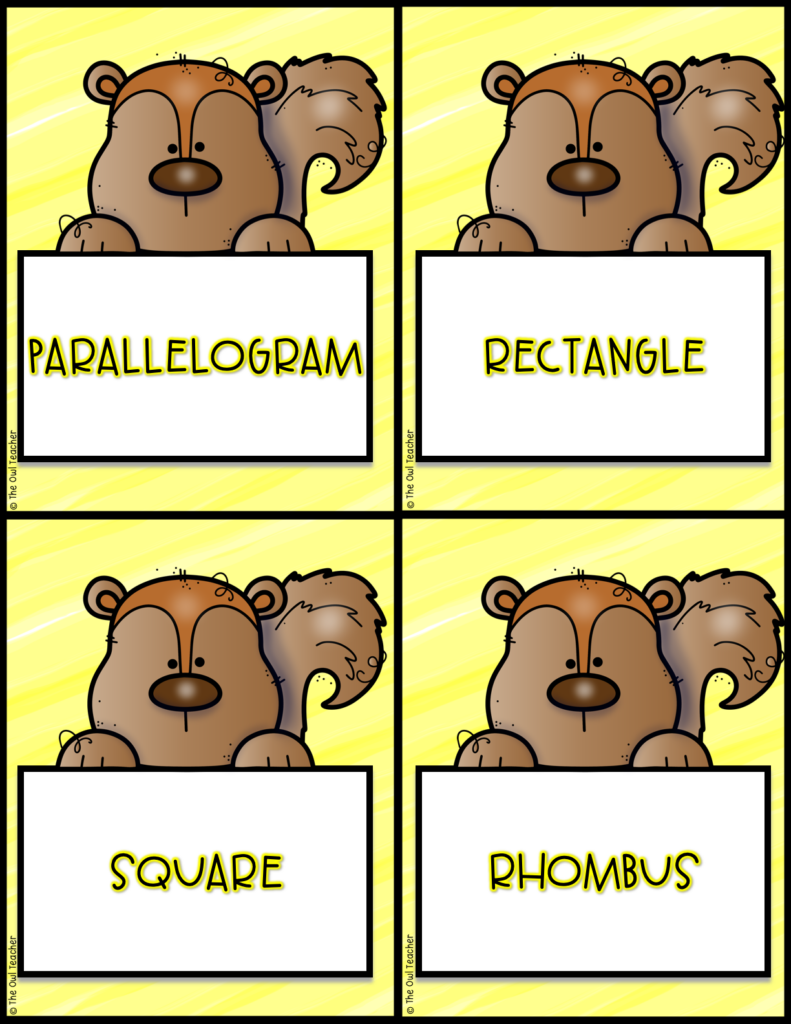 Polygon Sort by Attributes Activity - The Owl Teacher