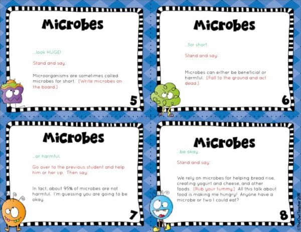 Microbes Causation Cards - The Owl Teacher