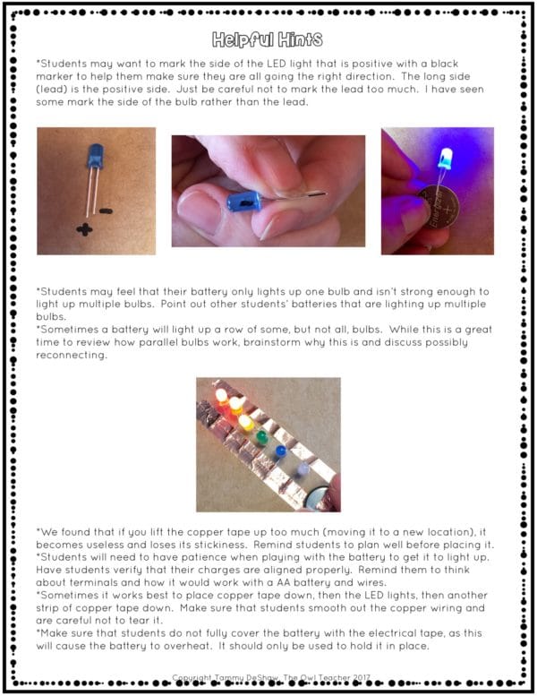 Electricity STEM Challenge (Series Circuits and Parallel Circuits ...
