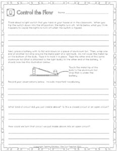 Electricity Lesson Plan Unit - The Owl Teacher