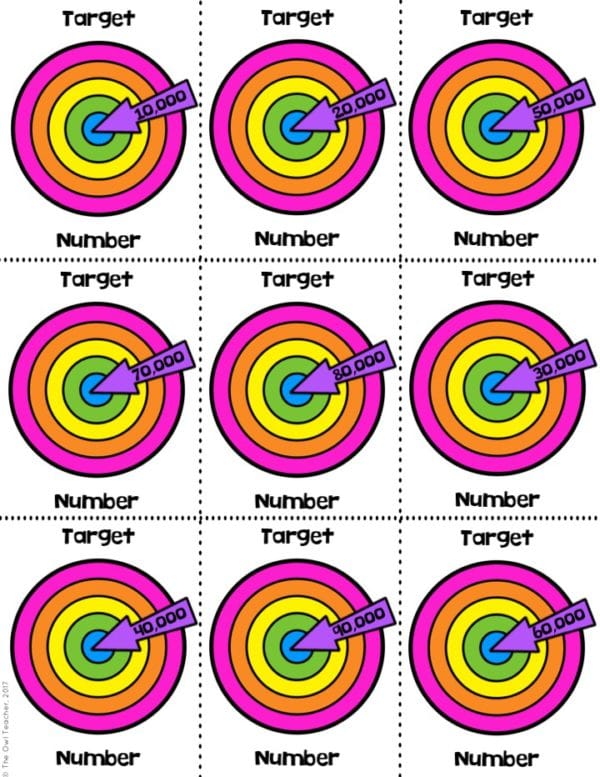 Math Centers (Place Value Practice Game) - The Owl Teacher