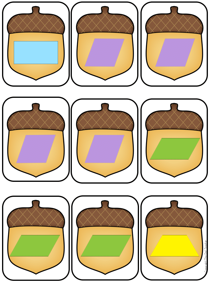 Polygon Sort by Attributes Activity - The Owl Teacher