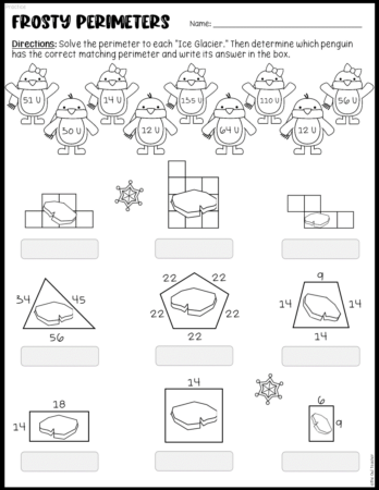 Area and Perimeter Worksheets Activities Lessons | Unit for Math ...
