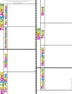 Math Centers (Place Value Practice Game) - The Owl Teacher