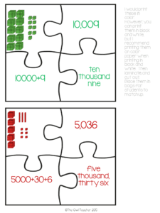Place Value and Rounding Printables, Games, and Activities for Math ...