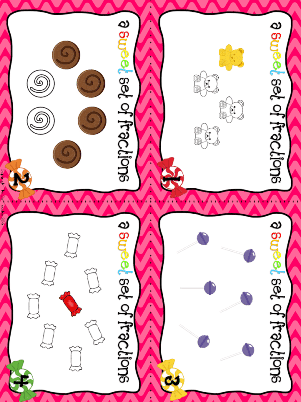 Fractions of a Set Task Cards (Printable & Digital Version) - The Owl ...