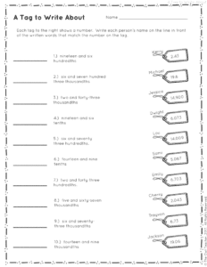 Decimal Place Value Rounding 5th Grade Math Workshop Lesson Plan Unit ...