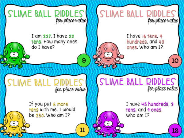 Place Value Task Cards: "Who Am I?" Theme Printable & Digital - The Owl ...