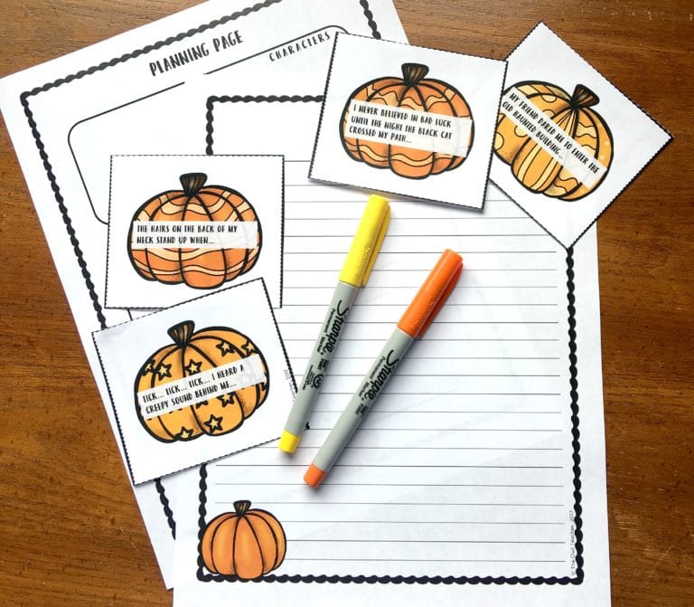 Halloween Writing Prompts & Story Starters Printable & Digital (Google ...